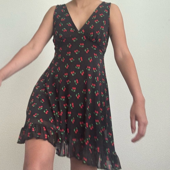 See You Monday | Dresses | See You Monday Cherry Mini Dress | Poshmark